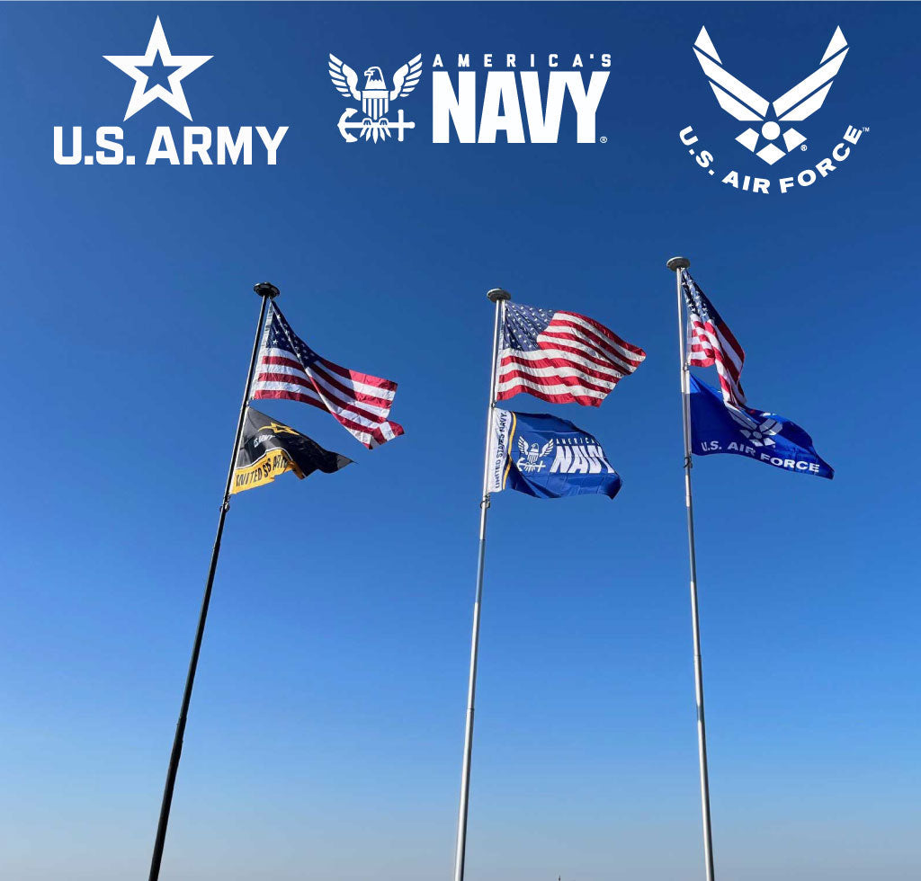 25' Delta TELESCOPING Flagpole NAVY Edition (Silver) – OldGloryFlagpole