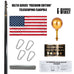 20' or 25' Delta Telescoping "Freedom Edition" (Black) Flag Pole Kit ...